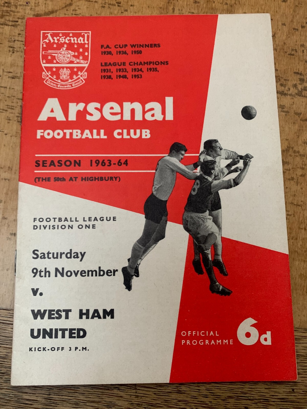 West Ham United Away Programmes 1950s and 1960s | eBay