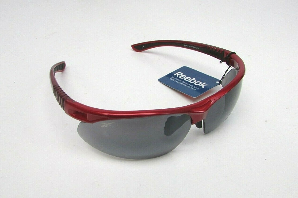 Reebok ZigPro RED FGX Cat 3 Sunglasses 100% UVA/UVB NEW See Description ...