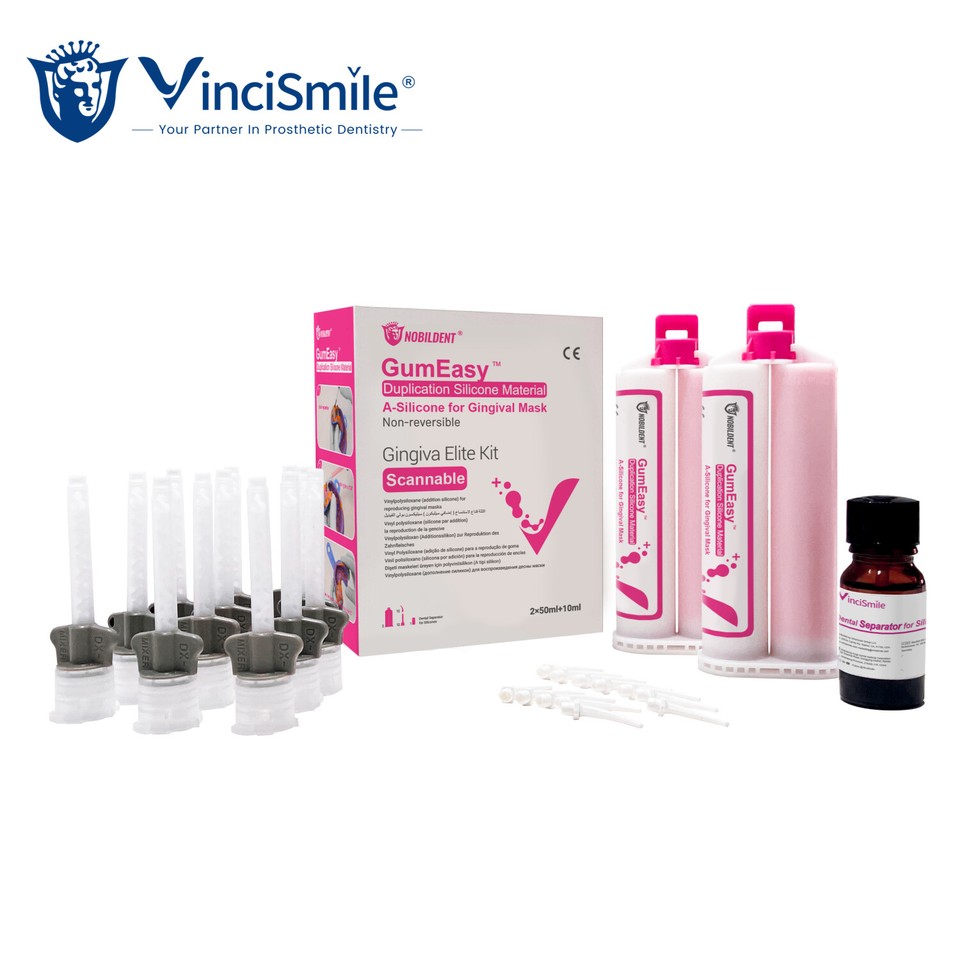 Vincismile Automix Flexible A-Silicone-Based for Gingival Masks Curing Silicone | eBay