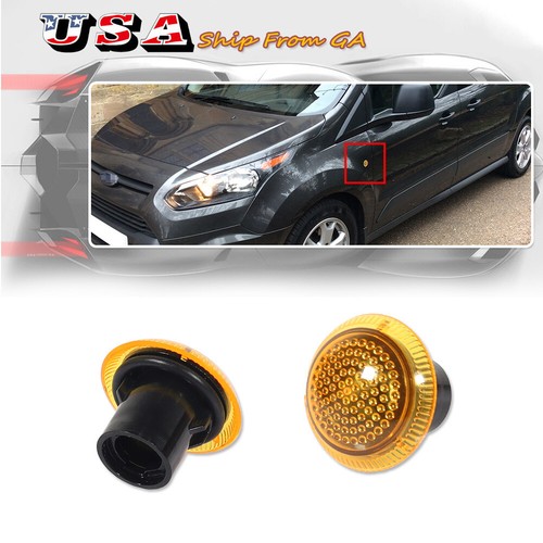 Amber Side Fender Signal Repeater 9T1Z13K376A For 2010-2021 Ford ...