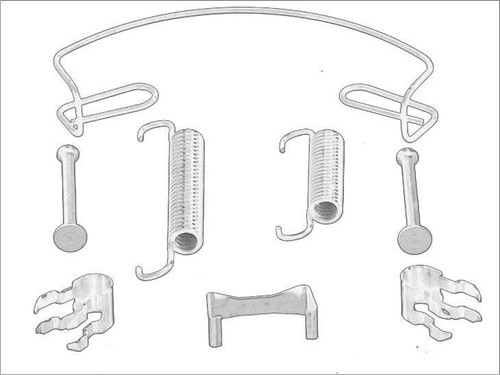 BRAKE SHOES ACCESSORY KIT 42556774 FITS FOR I | eBay UK