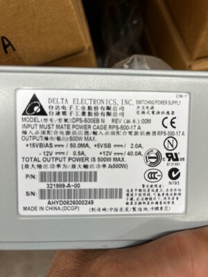 SGI ORIGIN 500W Power Supply P/N: 321989-A-00 DELTA ELEC DPS-500EB | eBay