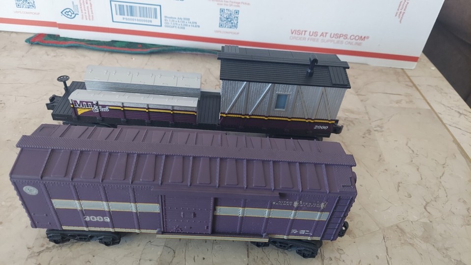 MTH Club Crane Tender & K-Line Atlantic Coast Line ACL US Mail RPO No ...
