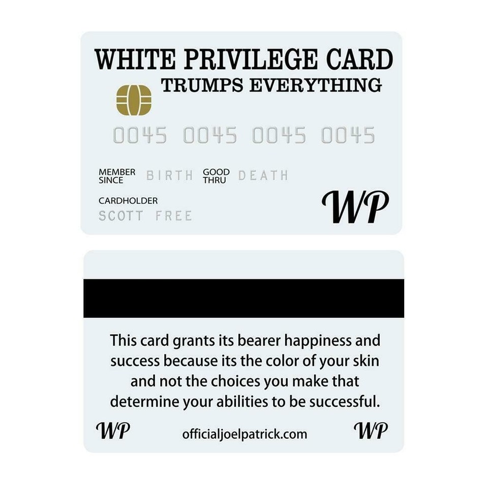 SET OF 3 W. Privilege Cards | Novelty Joke Cards | MAGA Trumps ...