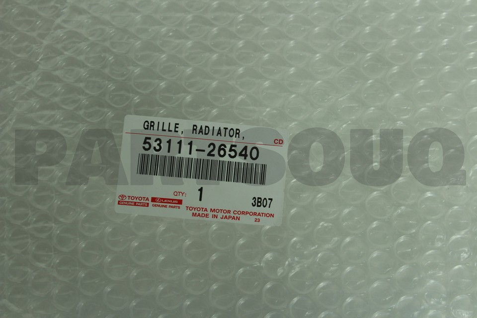 5311126540 Genuine Toyota GRILLE, RADIATOR, UPPER 53111-26540 | eBay