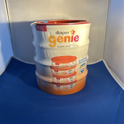 Diaper Genie 4-Refills Clean Laundry Scent Holds Up To 1080 Total ...