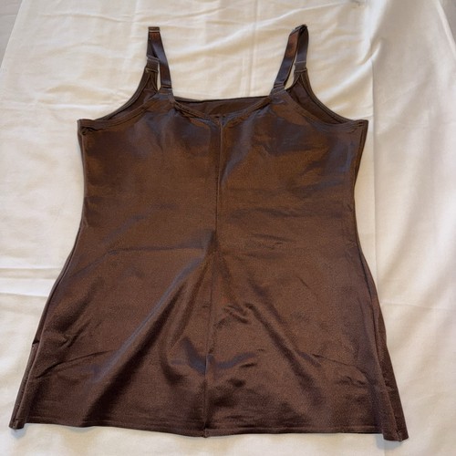 RUBY RIBBON Ultimate Cami Brown Level 5 Compression Shaping Top Size 40 ...