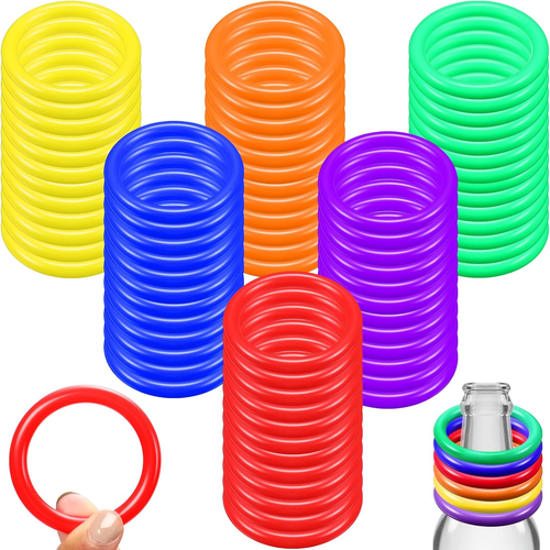 72 Pcs Ring Toss Rings Game Plastic Carnival Ring Toss for Speed ...