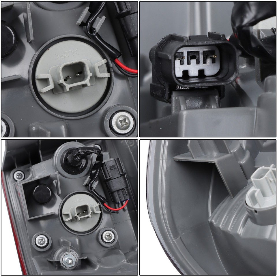 Passenger Side For Honda Odyssey 2014-2017 Red Clear Brake Lamp Outer ...