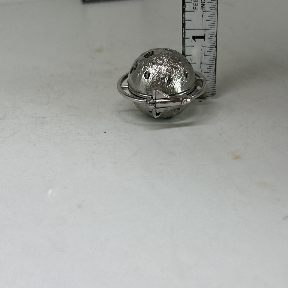 Ganz "Over The Moon For You" Globe Space Shuttle Charm +Card 1"H Desk ...