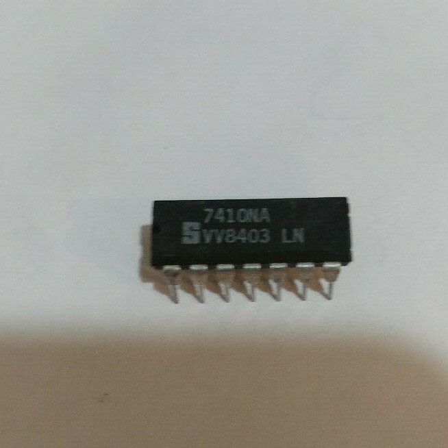 7410NA SN7410N 7410 SN7410 14P DIP TTL 1 chip New Old Stock USA 3 input ...