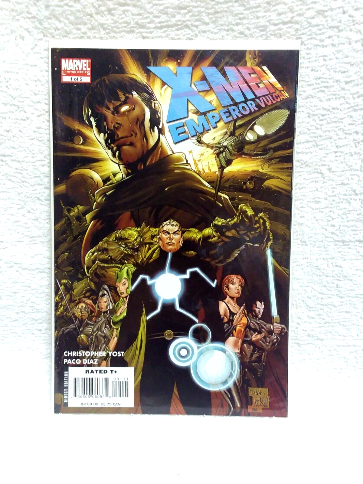 Marvel Comics X-Men Issue #1 of 5 Direct Edition Nov. 2007 Emperor ...