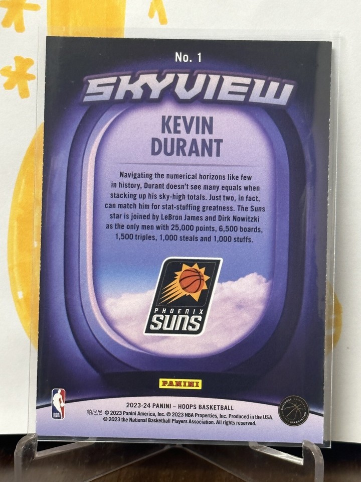 Kevin Durant 2023-24 NBA Hoops Winter HOLO Skyview Card #1 | eBay