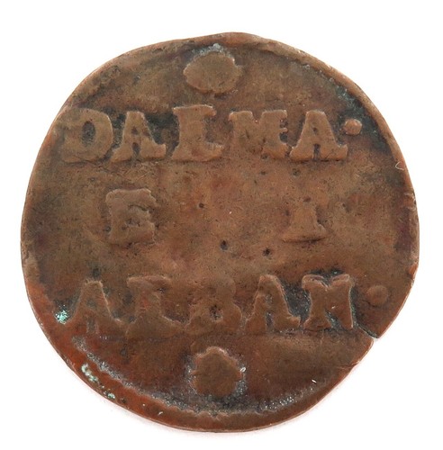 .RARE 1600s ITALY VENICE VENETIAN COPPER COIN “DALMA ET ALBAN SAN* MAC ...