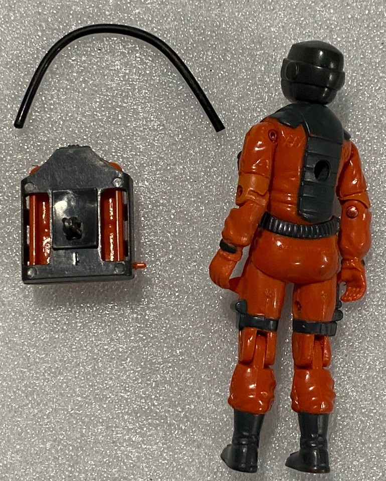 1985 Vintage GI Joe Fire Fighter Barbecue Figure w/accessories ...
