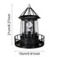 Solar Powered LED Rotating Lighthouse Night Light Outdoor Home Garden ...