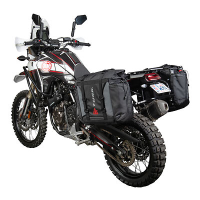 Tusk Olympus Pannier Bags w/Universal Pannier Rack Mounts 80 litre's | eBay