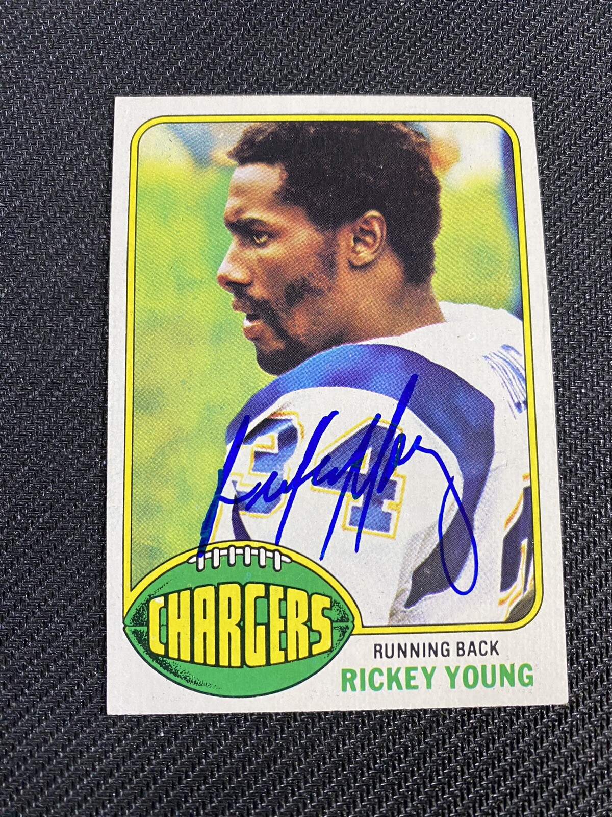 1976 Topps Football #263 Rickey Young Autograph San Diego Chargers Auto ...