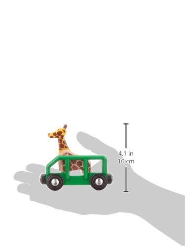 BRIO Giraffe and Wagon 33724 Giraffe's neck is movable Transportation ...
