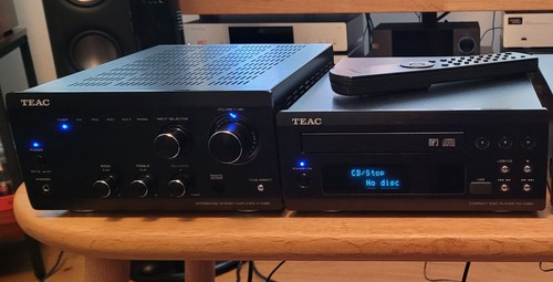 Teac mini hifi system includes A-H380 PD-H380 Amplifier and CD Player ...