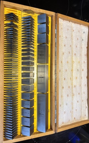 CALIBRATED+CERTIFIED GRADE AA DoALL GAGE BLOCK SET GREAT CONDITION .050 ...