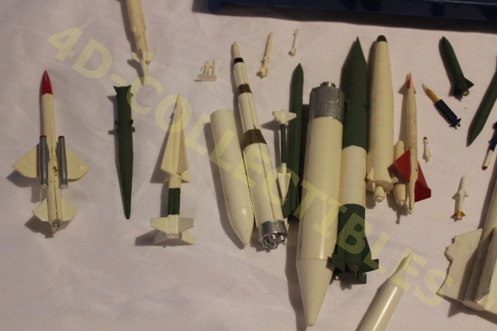Vintage Built US Revell Space Missiles Model Kit with Box Top Decals ...