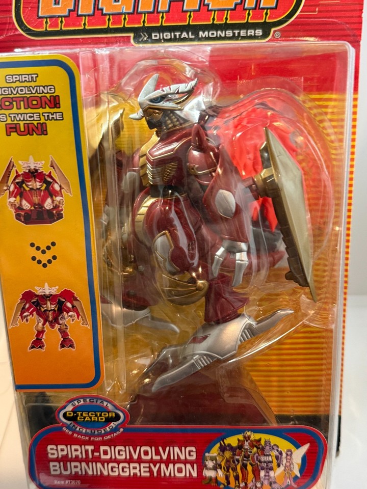 Digimon Season 4 DIGIMON SPIRIT-DIGIVOLVING BURNINGGREYMON ACTION ...