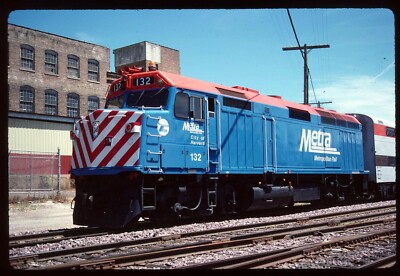 Original Rail Slide - Metra RTA 132 Harvard IL 7-14-1988 | eBay