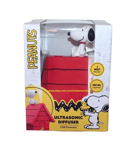 Peanuts Snoopy Ultrasonic Diffuser 2025 Aroma Mist Mode USB Powered NEW ...