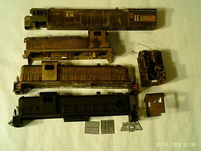HO SCALE BRASS DIESEL LOCOMOTIVE SHELLS, (7) AND PARTS | eBay