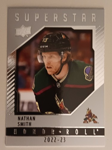 2022/23 Series 2 Nathan Smith Honor Roll Card # HR-74 Arizona Coyotes ...