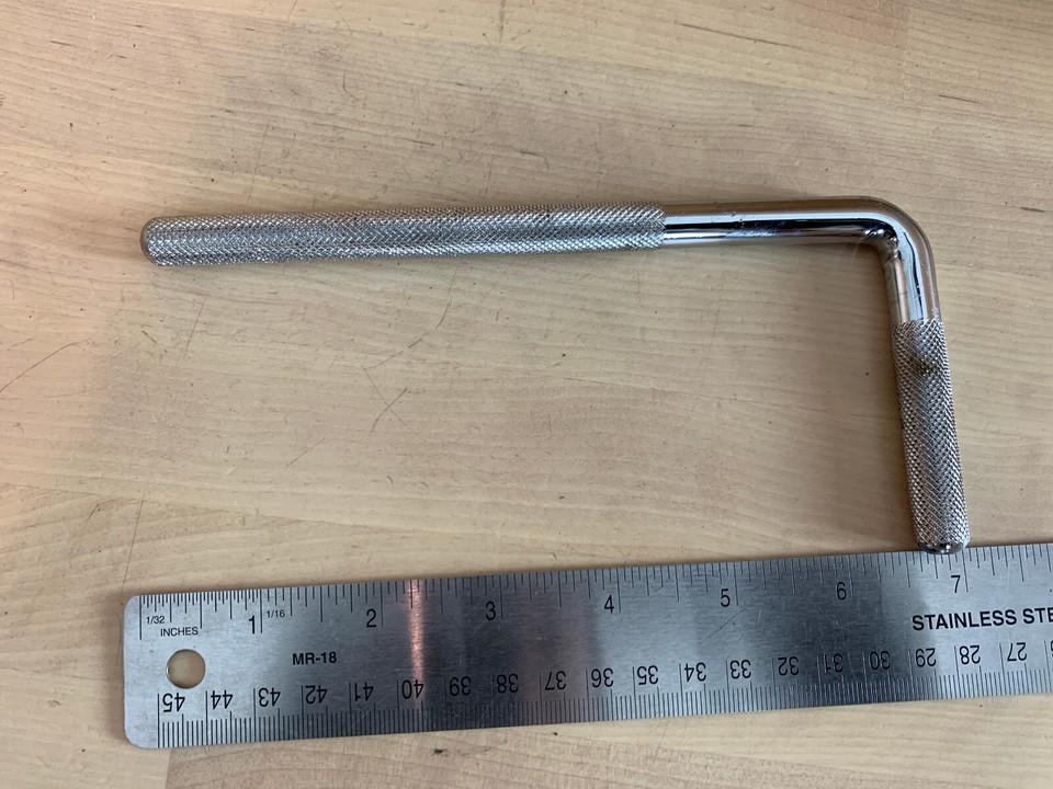 7/16" 11mm Rack Tom L-Arm Knurled Holder Post Drum Mount Part - Fits ...