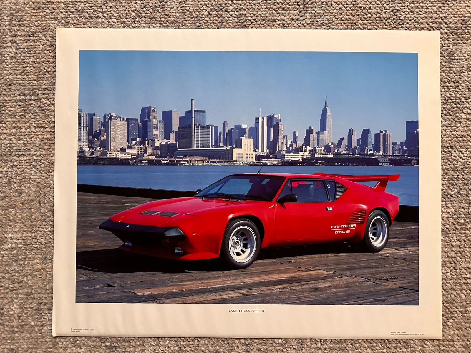 Power Graphics Pantera GT5-S 16"x20" Poster Pesnell #933 1985 | eBay