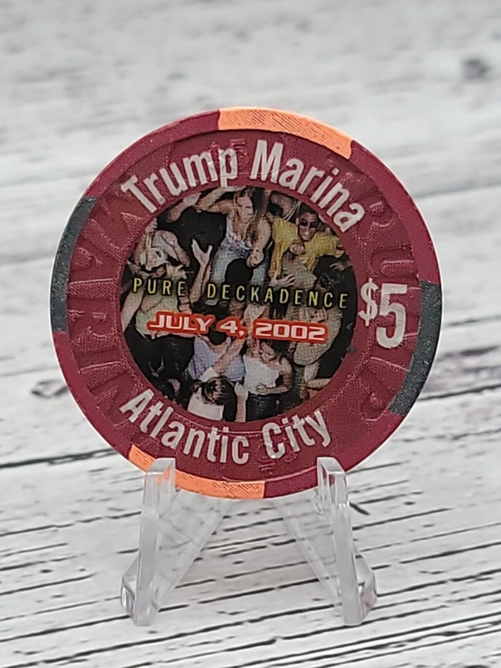 Donald Trump Marina Atlantic City July 4th 2002 Let Freedom Rock $5 ...