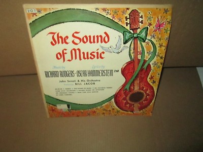 JOHN SENATI - BILL JACOB - THE SOUND OF MUSIC rare Vinyl LP (Bravo Mono ...