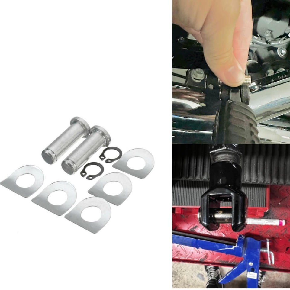 Chrome Footpeg Foot Peg Mount Bolt Pin Spring Washer Kit Fit For Harley ...