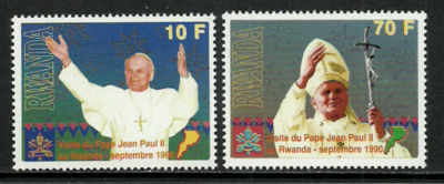 Rwanda**POPE JOHN-PAUL II VISIT SEPTEMBER 1990-Cat 20€/23$-PAPE-PABST ...