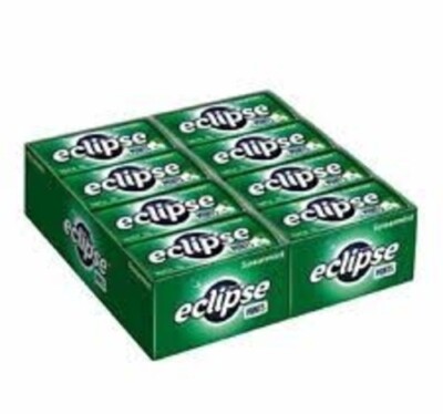 WRIGLEY'S ECLIPSE SUGAR-FREE MINTS GREEN SPEARMINT 12 x 40g - FREE POST ...