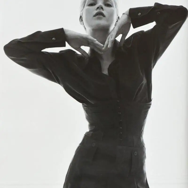 2001 Iconic Vintage Tom Ford for Gucci black corset s… - Gem