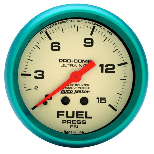 AutoMeter 4511 Ultra-Nite Mechanical Fuel Pressure Gauge | eBay