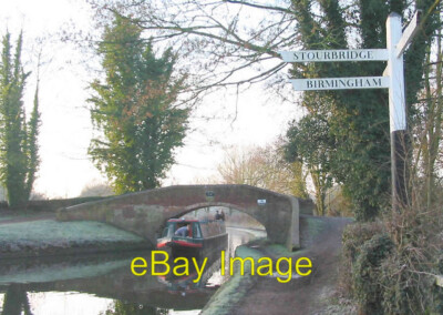 Photo 6x4 Stourton canal bridge at dawn Stourbridge Taken on a winter ...