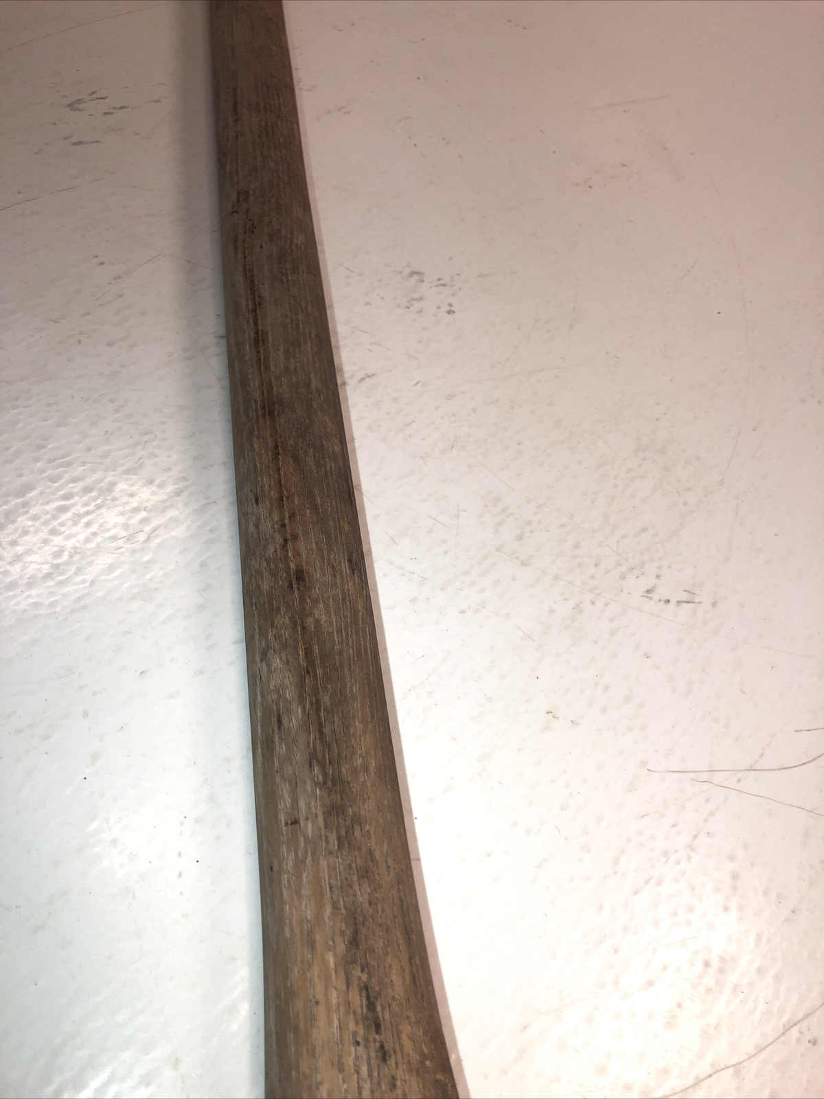 Vintage Weed Grass Trimmer Sling Blade Wood Handle Rustic Sickle Wacker ...