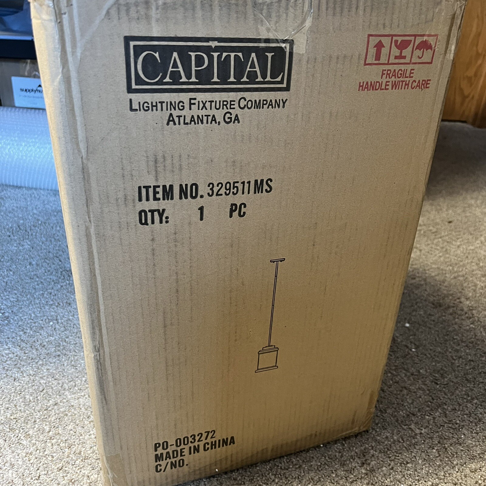 Capital Lighting 329511 Mystic Sand Kayla Single Light 9"Wide Mini ...