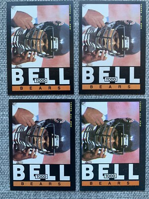 Rate Todd Bell 1985 Topps Chicago Bears All Pro 4-Card Lot Ohio State ...