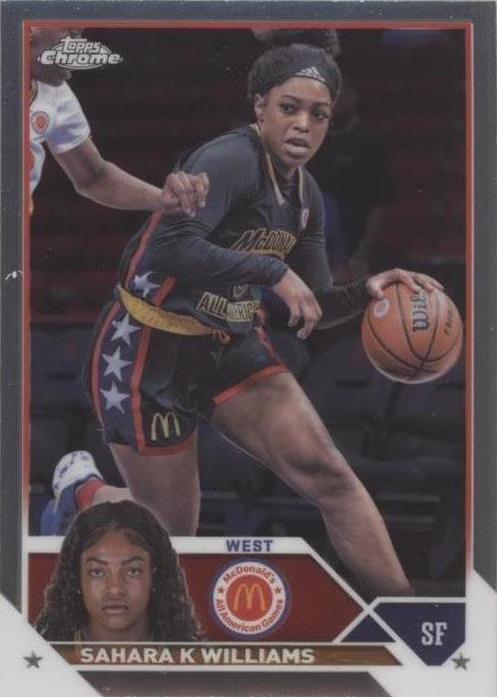 2023 Topps Chrome McDonald's All American - Sahara K Williams #48 (RC ...