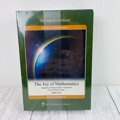 NIP The Great Courses Joy of Mathematics Parts 1 & 2 w/Course Guidebook ...