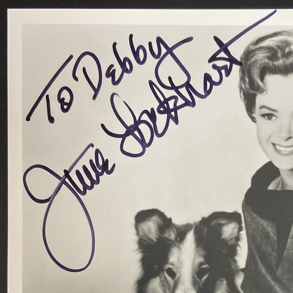 JUNE LOCKHART Autographed Signed Promo Photo LOST IN SPACE LASSIE | eBay UK