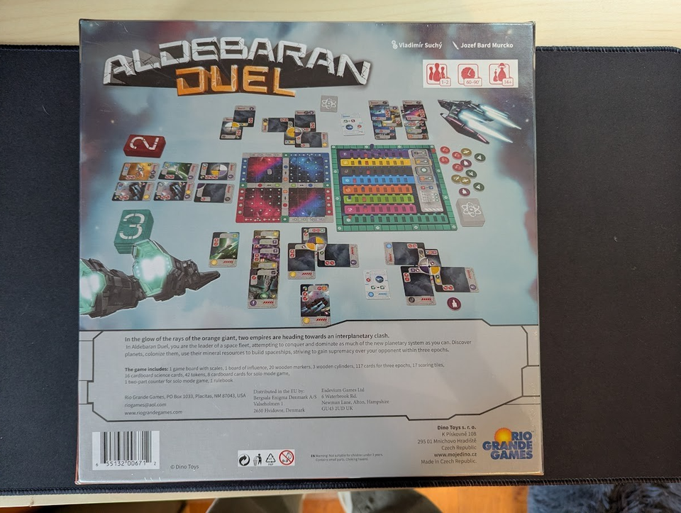 Rio Grande Games: Aldebaran Duel - Economic Strategy Game, Space Theme ...