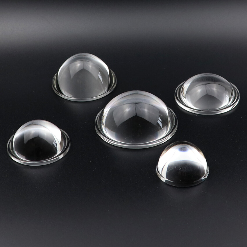 5pcs 28mm Optical Glass Plano-Convex LED Lens DIY Solar Condenser Lens ...