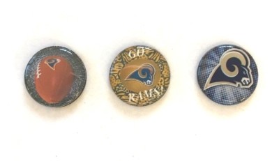 Los Angeles Rams inspired Set of 3 Magnets | eBay